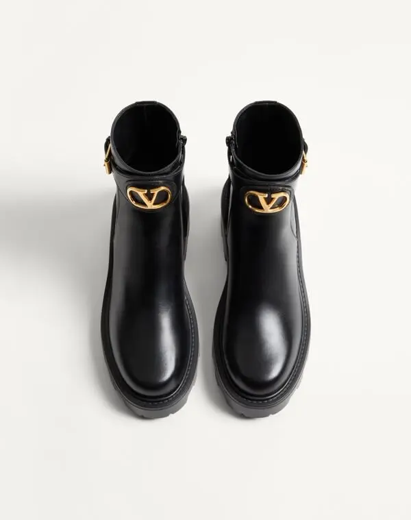 Valentino Garavani Vlogo Signature Ankle Boot - Black