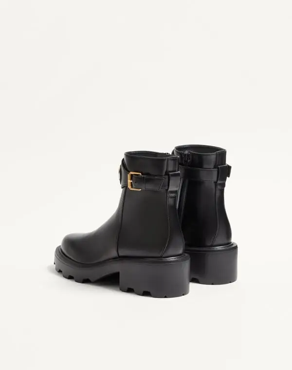Valentino Garavani Vlogo Signature Ankle Boot - Black