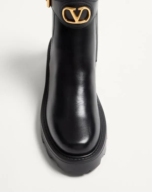 Valentino Garavani Vlogo Signature Ankle Boot - Black