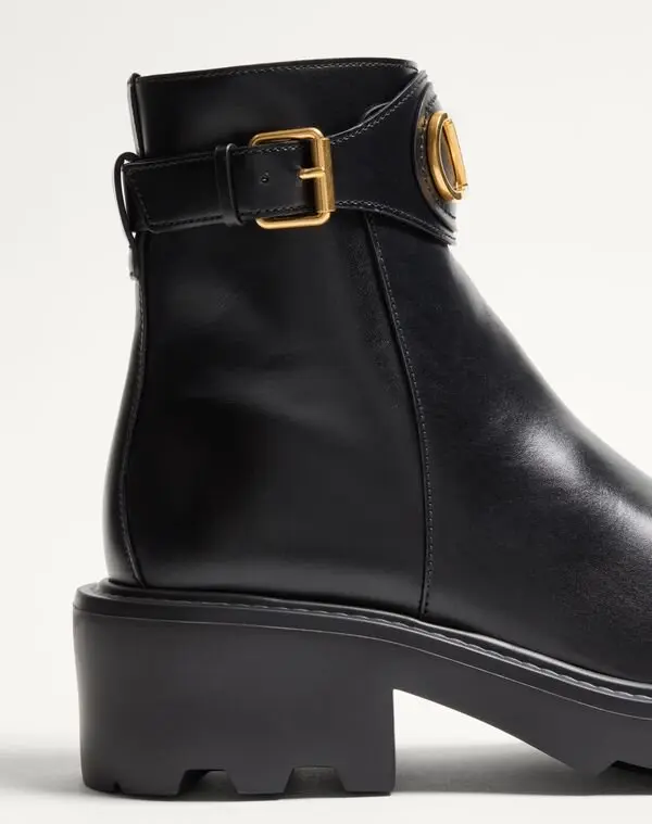Valentino Garavani Vlogo Signature Ankle Boot - Black