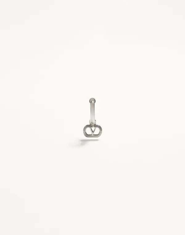 Valentino Garavani Ovalette Mono Earring - Transparent