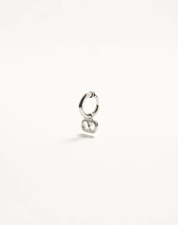 Valentino Garavani Ovalette Mono Earring - Transparent