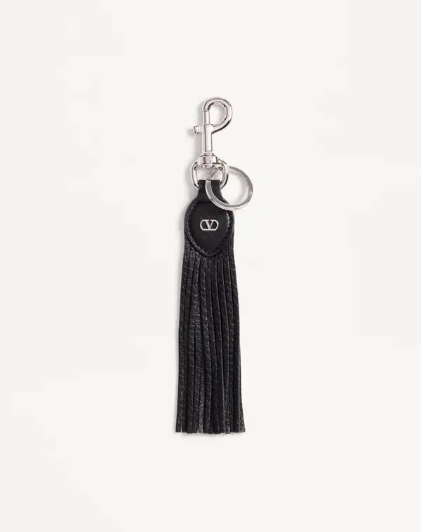 Valentino Garavani Vlogo Signature Key Ring - Black