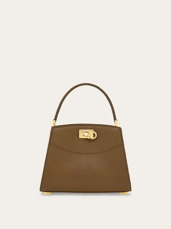 FERRAGAMO Studio Box Bag - Brown
