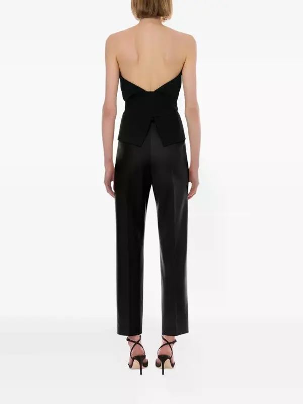 Alberta Ferretti Wool-blend Straight-leg Trousers