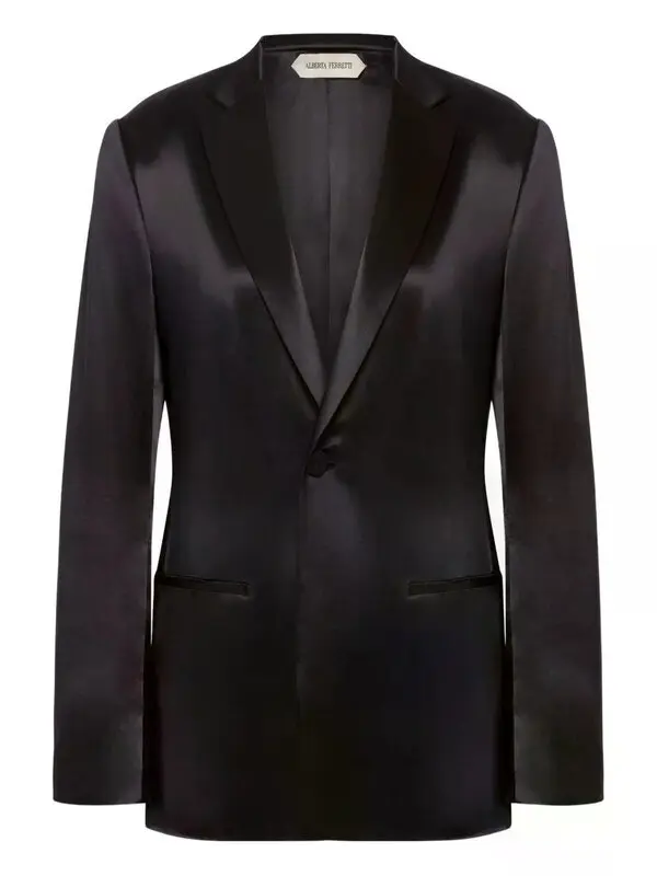 Alberta Ferretti Satin Blazer
