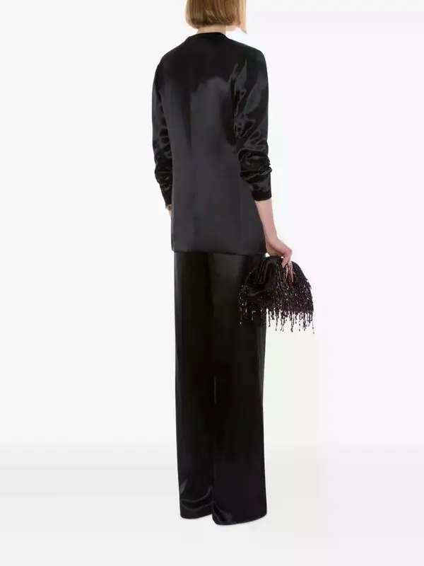 Alberta Ferretti Satin Blazer