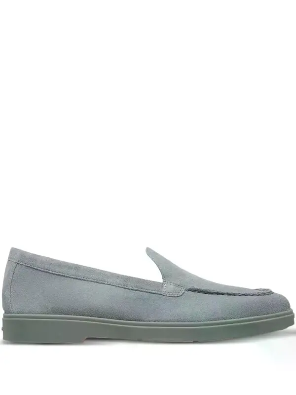 Santoni Suede Loafers - Blue