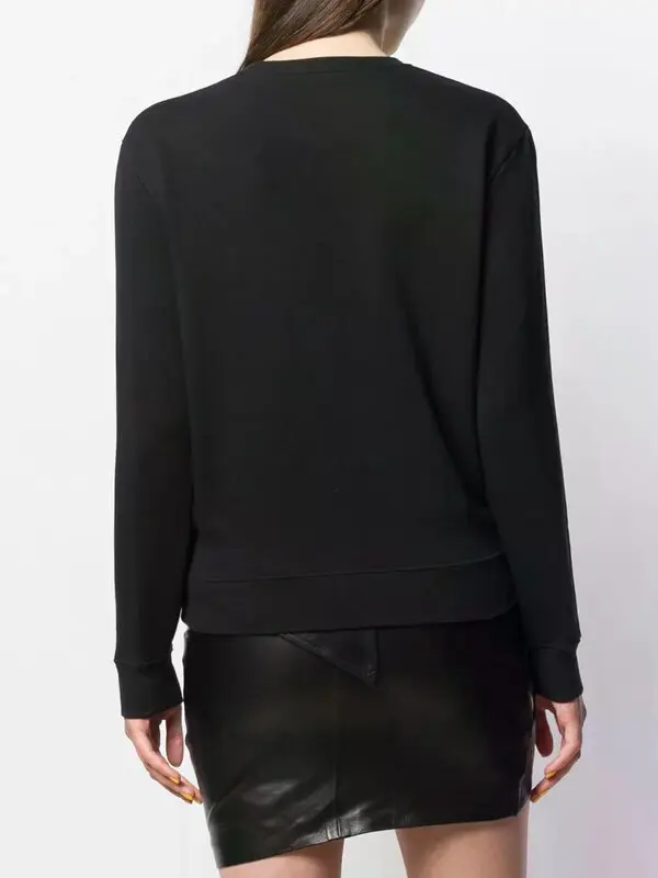Saint Laurent Palm Tree Print Sweatshirt