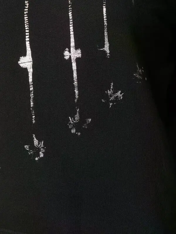 Saint Laurent Palm Tree Print Sweatshirt