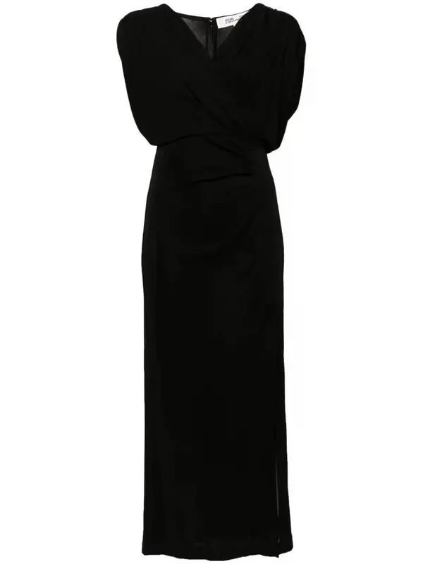 Diane Von Furstenberg Williams Wrap Dress - Black