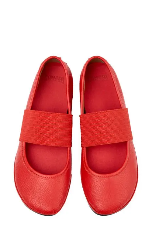 Camper Right Nina Ballet Flat - Bright Red