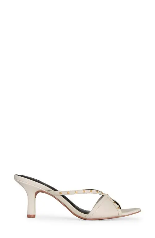 Rebecca Minkoff Studded Crisscross Sandal - Panna