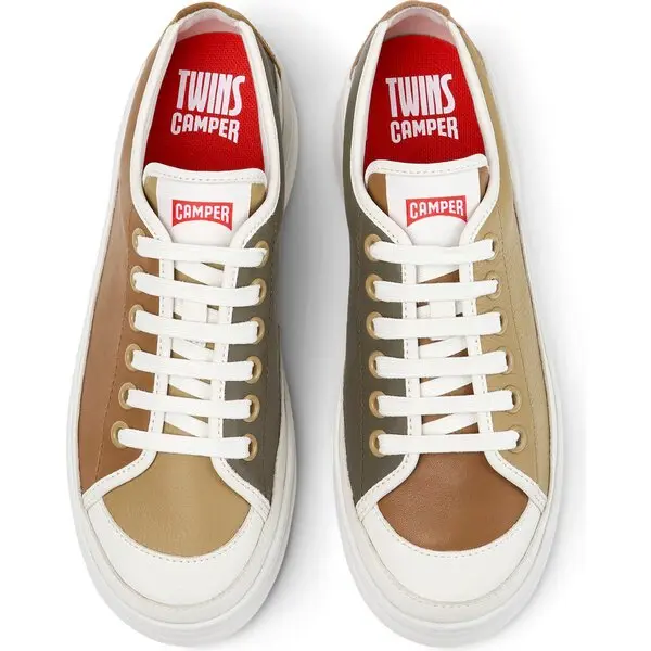 Camper Runner Up Twins Platform Sneakers - Multi - Brown
