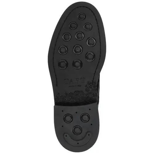 Taft Rome Leather Dress Boots - Croco/black