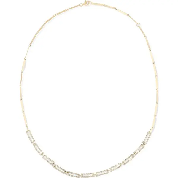 Lana Jewelry 14k Gold Diamond Pavé Necklace - Yellow Gold