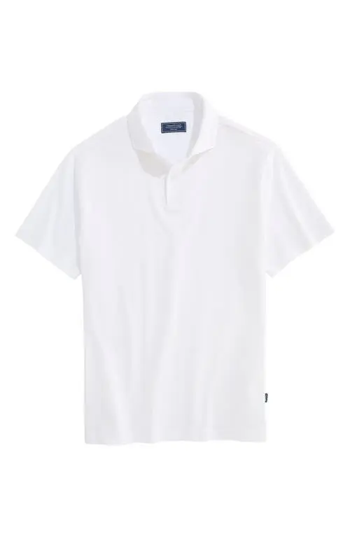 Vineyard Vines Lived-in Piqué Polo - White Cap