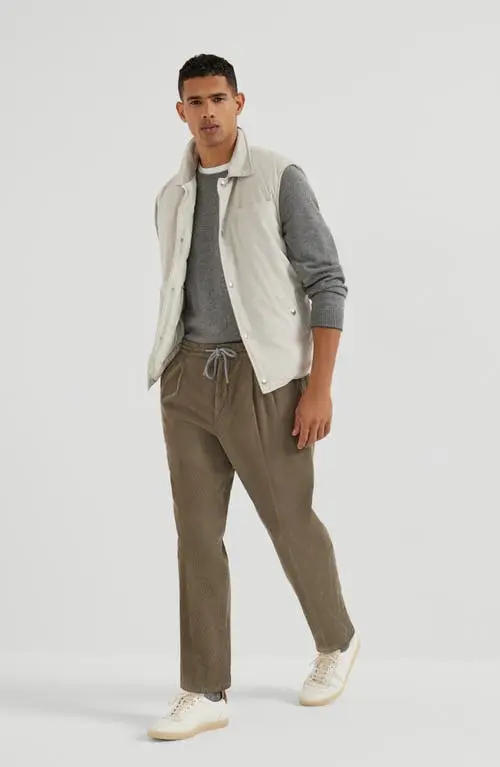Brunello Cucinelli Corduroy Trousers - Khaki