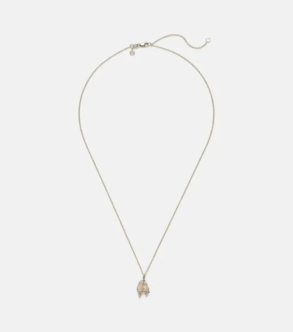 SYDNEY EVAN Lovebirds Diamond Necklace - Gold