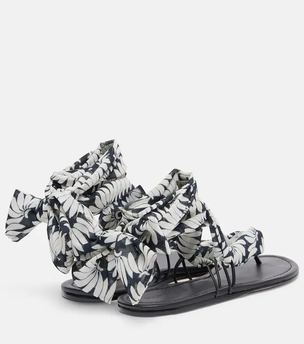 Farm Rio Floral Thong Sandals