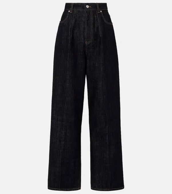 Victoria Beckham High-rise Straight Jeans - Blue