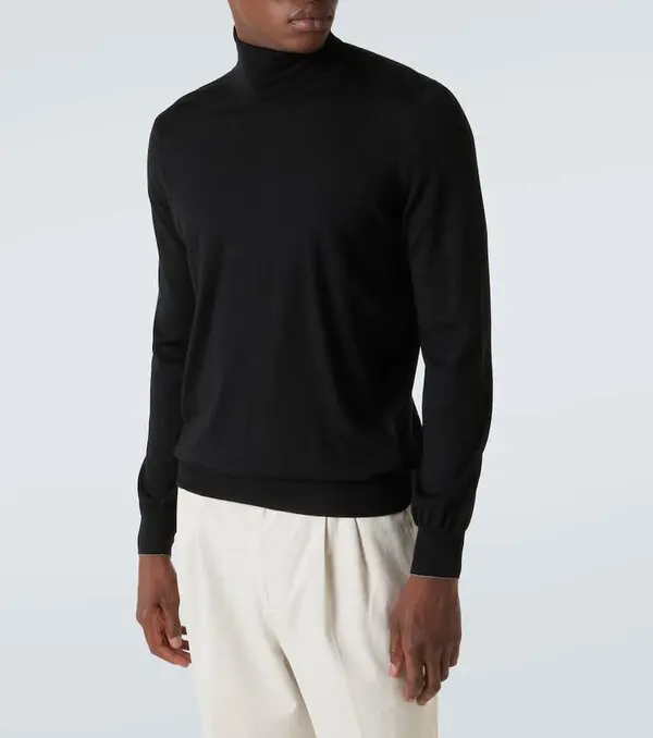 Brunello Cucinelli Wool And Cashmere Turtleneck Sweater