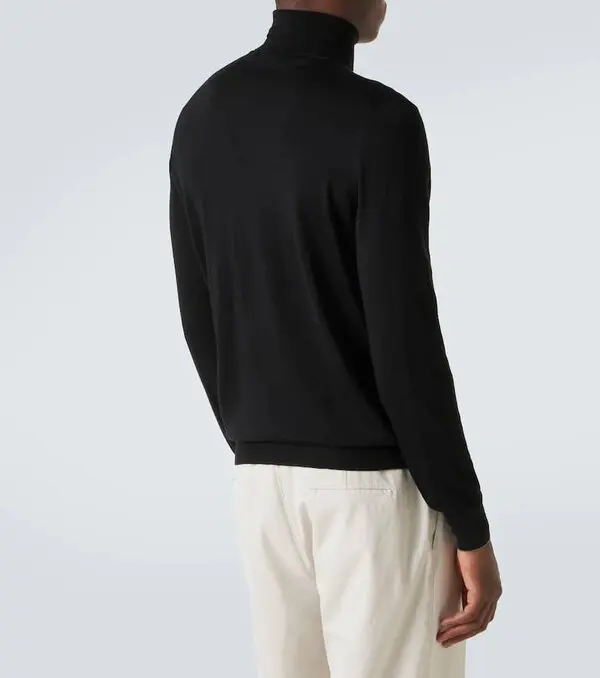 Brunello Cucinelli Wool And Cashmere Turtleneck Sweater