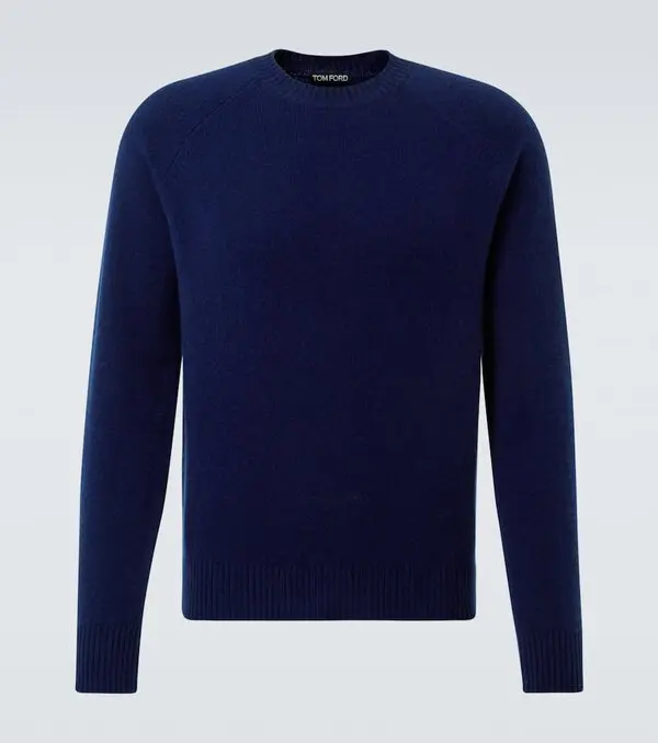 TOM FORD Wool And Cashmere Sweater - Blue
