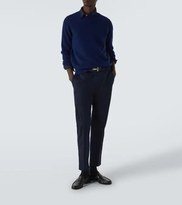TOM FORD Wool And Cashmere Sweater - Blue