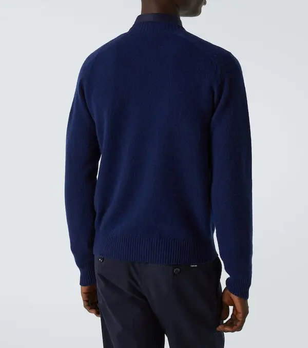 TOM FORD Wool And Cashmere Sweater - Blue