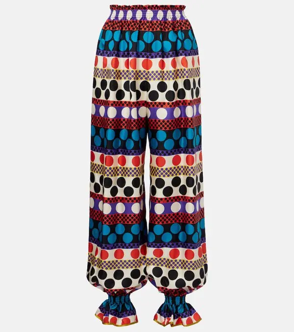 Valentino Garavani Printed Silk Culottes