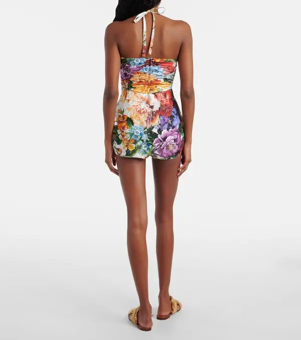Dolce & Gabbana Floral Cotton Poplin Shorts - Multicoloured