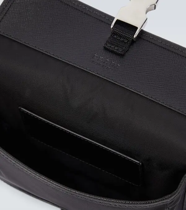 Prada Re-nylon And Leather Shoulder Bag