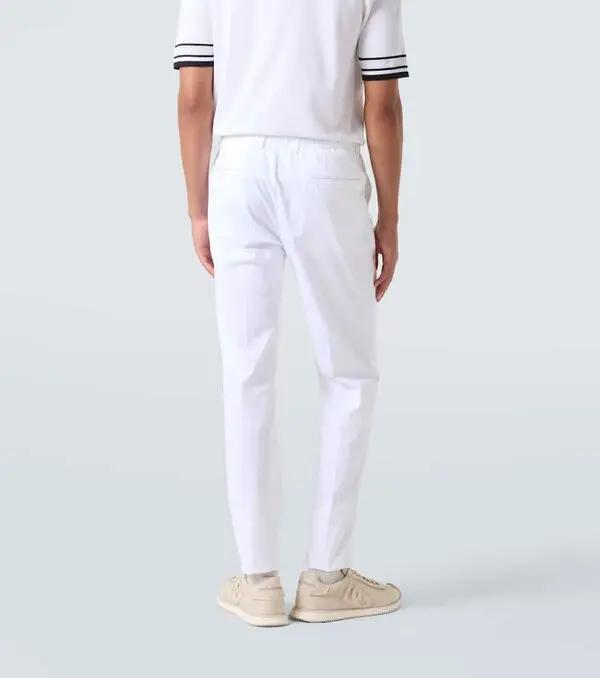 Dolce & Gabbana Cotton Straight Leg Pants