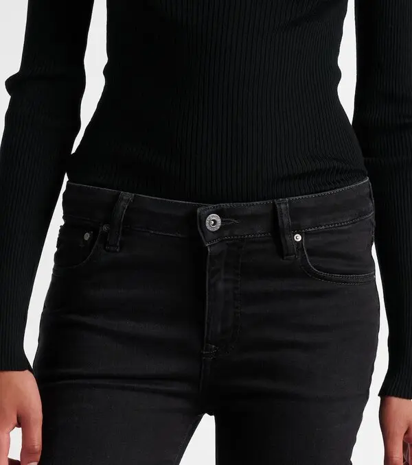 Ag Jodi Cropped Flare Jeans - Black