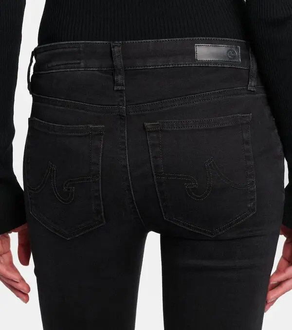 Ag Jodi Cropped Flare Jeans - Black