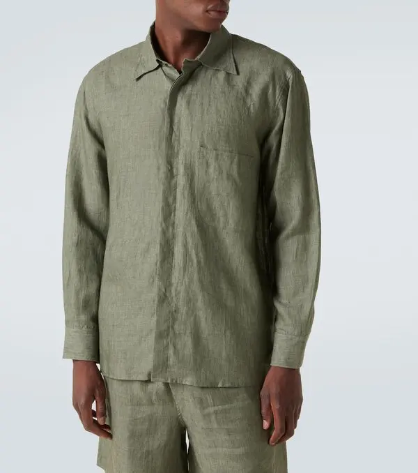 SAMAN AMEL Resort Linen Shirt