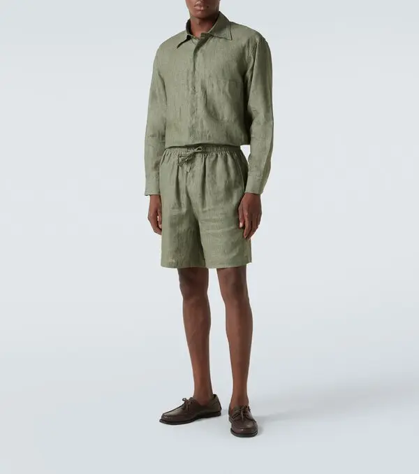 SAMAN AMEL Resort Linen Shirt