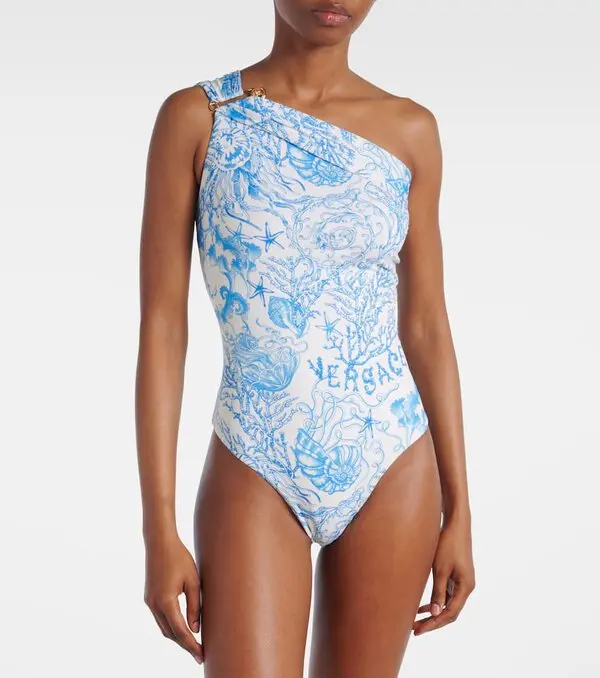 Versace Safety Pin Underwater Barocco Swimsuit