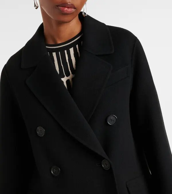 Max Mara Lukas Virgin Wool Pea Coat
