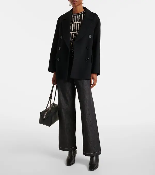 Max Mara Lukas Virgin Wool Peacoat