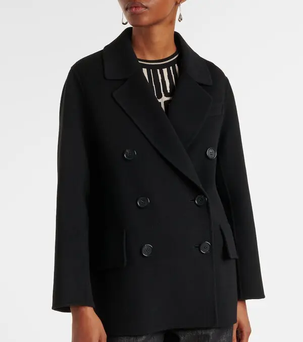 Max Mara Lukas Virgin Wool Peacoat