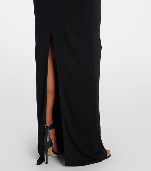 TOM FORD Cutout Halterneck Gown - Black
