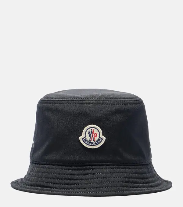 Moncler Logo Bucket Hat - Black