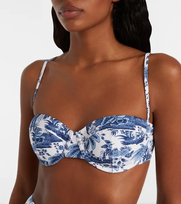 Staud Jo Bikini Top - White