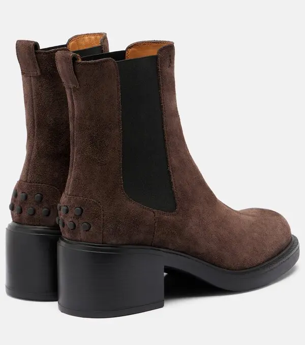 TOD'S 60 Suede Chelsea Boots