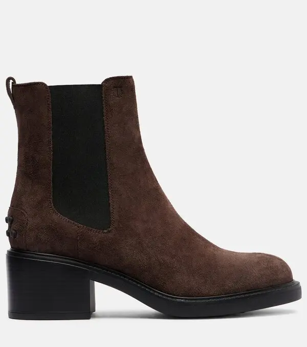 TOD'S 60 Suede Chelsea Boots
