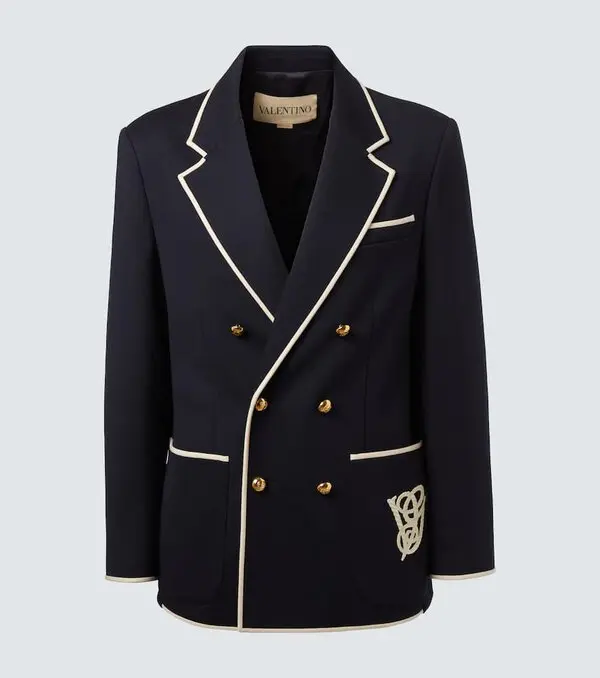 Valentino Garavani Wool Jersey Blazer