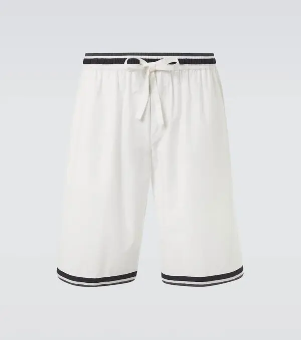 Dolce & Gabbana Majolica Cotton Shorts
