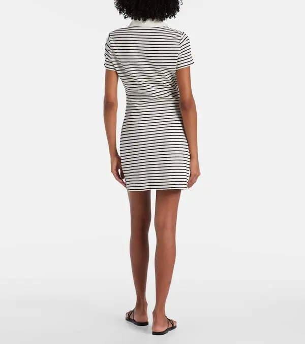 Veronica Beard Lanier Striped Minidress - Black